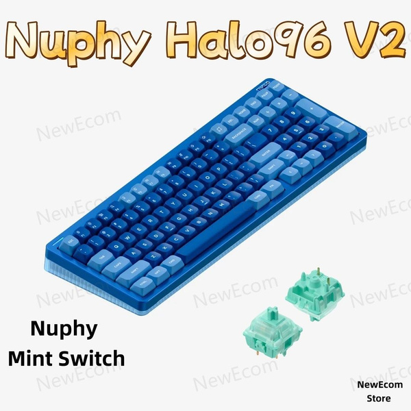 NuPhy Клавиатура беспроводная Halo96 V2 Mint Switch, (Nuphy Mint ...