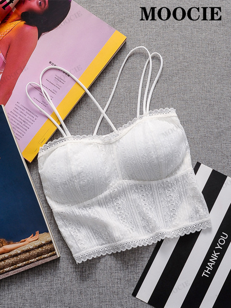 Кроп-топ Женский MOOCIE белый, размер 40, 46 Полиэфирное волокно Без рукавов Повседневный Китай ...