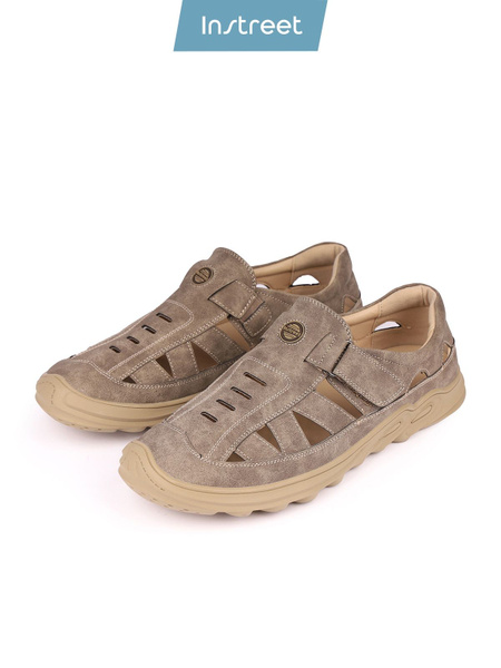 Туфли Мужской Instreet Нубук искусственный, размер 45 Без каблука 7 Россия Липучки купить c ...