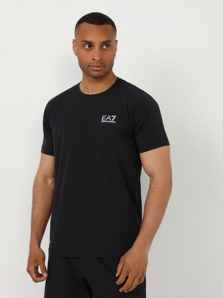 Комплект одежды Мужской EA7 Повседневный черный, размер 48, 50 Полиэстер Китай На любой сезон ...
