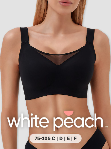 Бюстгальтер Женский бесшовный, размер 80E, 80F черный Нейлон, Спандекс Домашний Китай Крючки шов ...