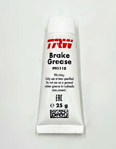 Смазка пластичная для тормозных суппортов TRW PFG110 (25 мл.) купить c ...