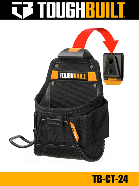 TOUGHBUILT TB-CT-24 Project Pouch Hammer Loop Прочная, надежная, с ...