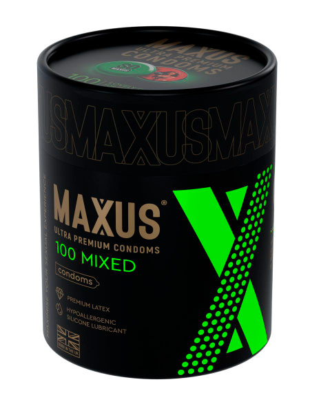 Презервативы Maxus Mixed 100 шт купить на OZON по низкой цене (2021499563)