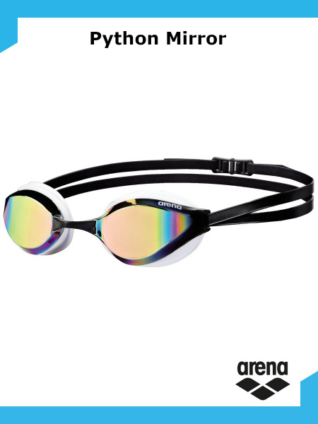 Очки ARENA Python Mirror ,черно-белый купить на OZON по низкой цене ...