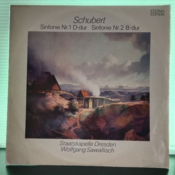 Schubert, Wolfgang Sawallisch - Sinfonie Nr.1, Sinfonie Nr.2 B-dur (1LP ETERNA, ГДР 1972, NM/EX ...