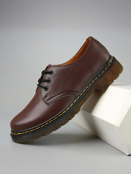 Полуботинки Мужской, Женский SYJWY коричневый, размер 41 На любой сезон F Без застёжки Платформа ...