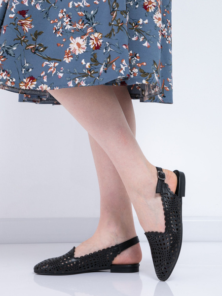 Босоножки Женский Ascalini Стандартный низкий (до 4 см) Натуральная кожа, размер 38 8 Лето ...