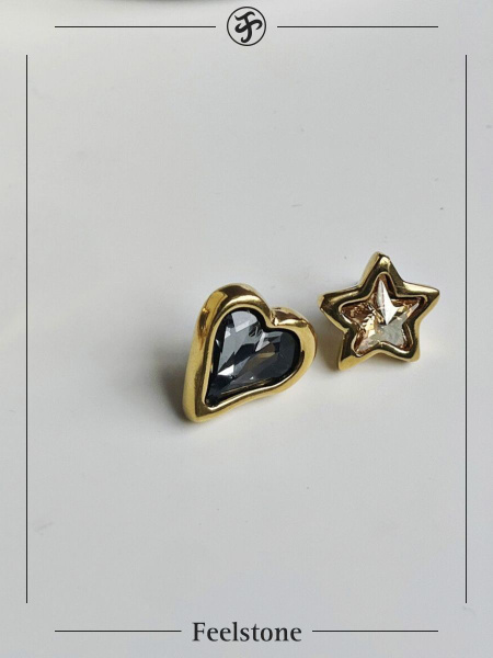 Серьги пусеты LaMala & LaFea с кристаллами Swarovski купить на OZON по ...