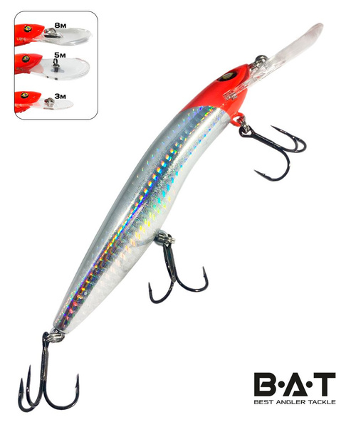 Воблер Минноу (Minnow) BAT Chinatsu358, 25 г, 3-8 м купить c доставкой ...