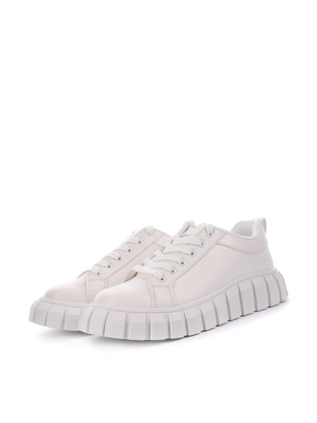 Кеды Женский Instreet Искусственная кожа, размер 38 5 На любой сезон Шнурки Россия купить c ...