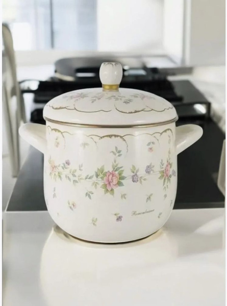 Ejiry Кастрюля ejiry, Эмалированная сталь, 3,8 л купить на OZON по ...