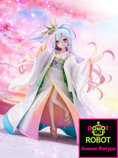 F: NEX аниме фигурка/NO GAME NO LIFE shiro shiromuku/ ROBOT купить на ...