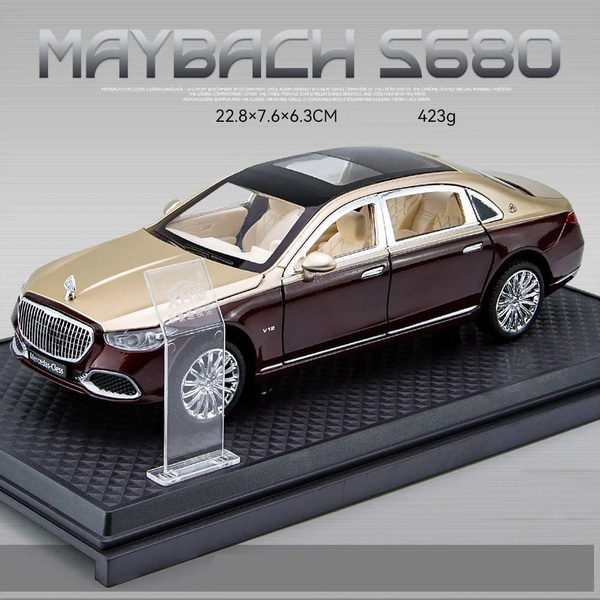 1:24 Vehicle Benz Maybaches S680 Металлическая модель автомобиля ...