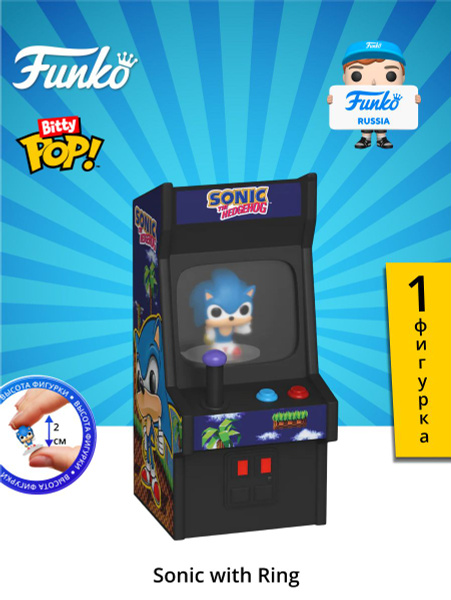 Фигурка Funko Bitty POP! Arcade Sonic the Hedgehog Sonic with Ring ...