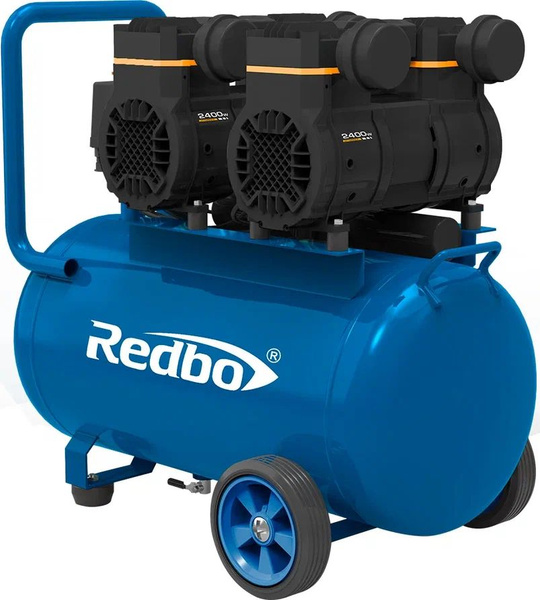 Компрессор воздушный безмасляный двухпоршневой REDBO ACN-50/2400-2 (2 ...