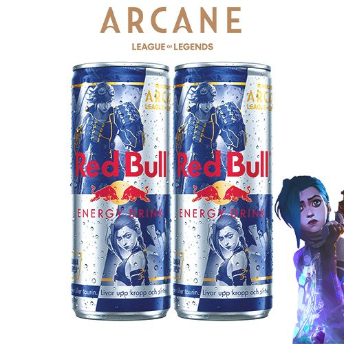 Энергетик Red Bull Arcane. Вай и Джинкс. Второй дизайн. 2шт по 250ml ...