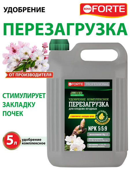 ПЕРЕЗАГРУЗКА (after harvest) Профессиональное универсальное удобрение для закладки цветочных ...