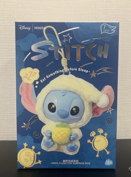 Лабубу Стич Labubu Stich Игрушка сюрприз Blind Box miniso stitch ...