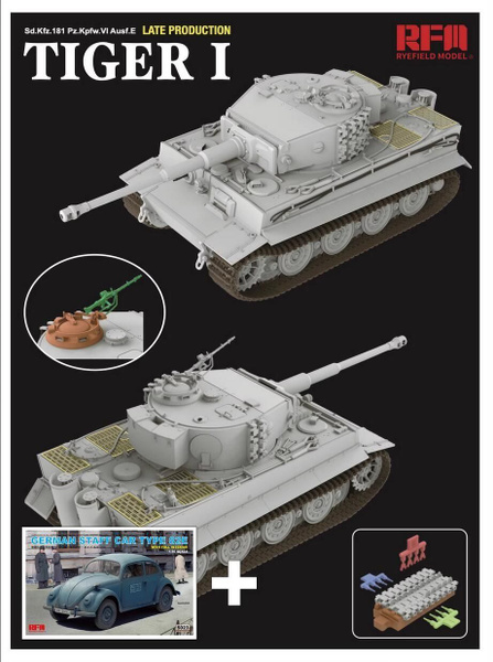 Вопросы и ответы о Rye Field RM-1212 1/35 Sd.Kfz.181 Модель сборки Pz.Kpfw.VI Ausf.E Tiger I ...