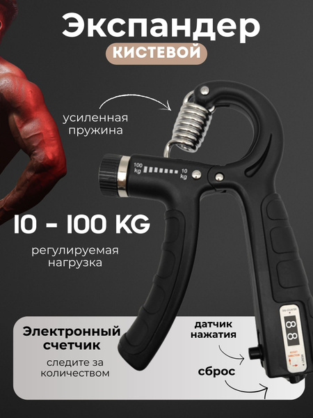 Эспандер Кистевой KRAHMAL, max нагрузка 100 кг купить c доставкой на ...