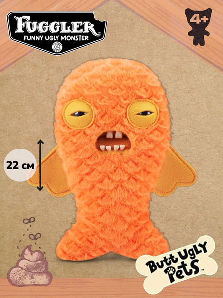Мягкая игрушка ZURU Fuggler Butt Ugly Pets, Питомец Фагглер Cod Father ...