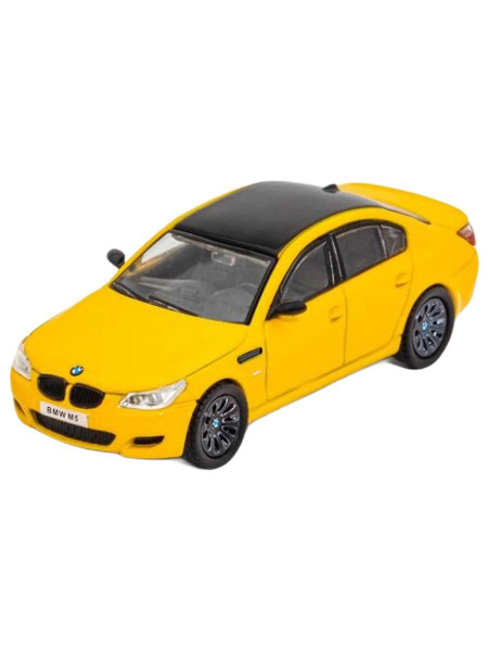 Машинка металлическая Kоллекционная модель DCT 1:64 Bmw M5 E60 Yellow ...