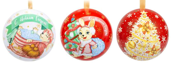 Ёлочная игрушка Зимнее волшебство, Металл, 6.5 см - купить в интернет ...