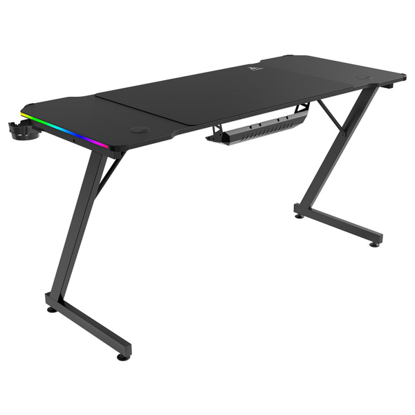 Игровой компьютерный стол ZONE 51 TRINE RGB, 140х60х75 см - купить по выгодным ценам в интернет ...