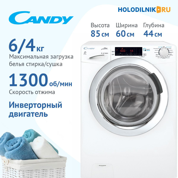 Стиральная машина Candy GVSW4 364 TWHC-07 купить на OZON по низкой цене ...