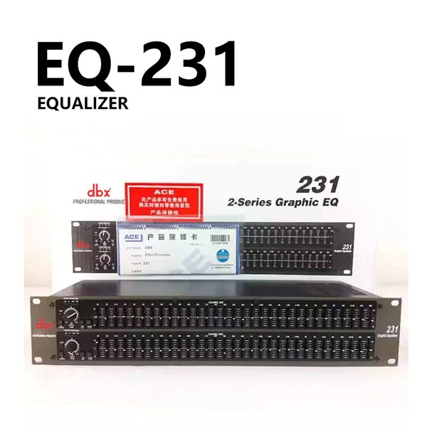 DBX EQ231 Профессиональный эквалайзер с ограничением напряжения KTV сценическое выступление ...