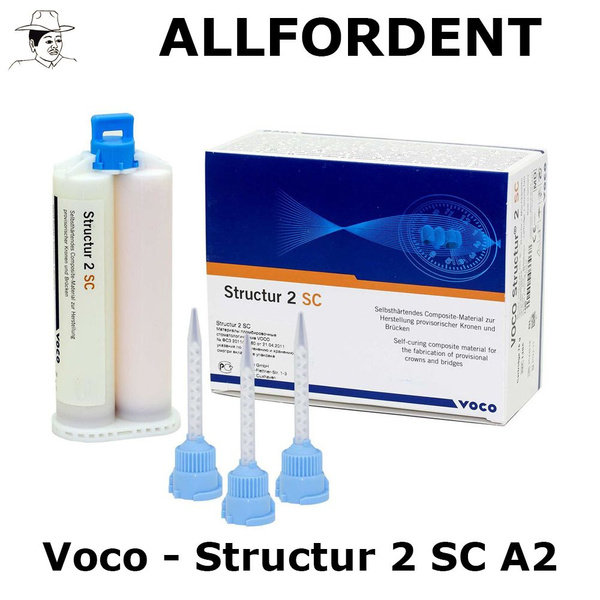 VOCO - Structur 2 SC для временных коронок и мостов, оттенок A2 ...