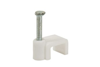 Скоба для кабеля плоская Б9 мм (50 шт) - пакет Tech-Krep - купить по выгодной цене в интернет ...