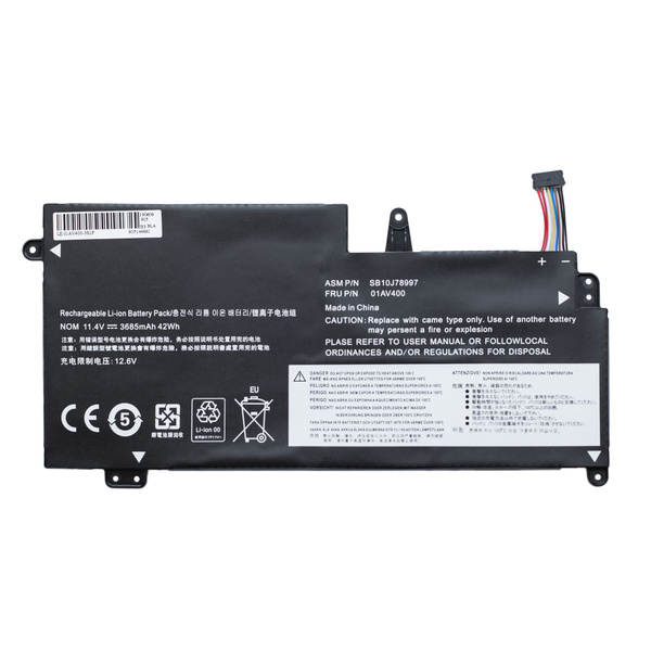 Аккумулятор 01AV400 , 01AV401 для ноутбука Lenovo ThinkPad 13 20GJ 20GK ...