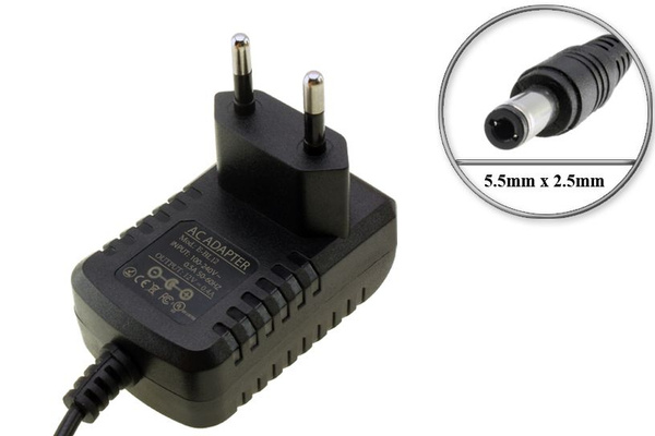 Адаптер (блок) питания 12V, 0.4A (E-BL12, BST-815A), 5.5mm x 2.5mm, для ...