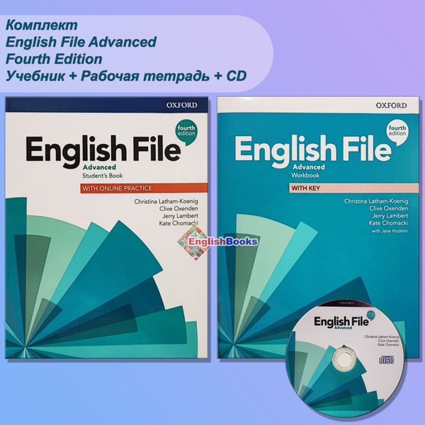 English File Advanced 4th edition, комплект c CD - купить с доставкой ...