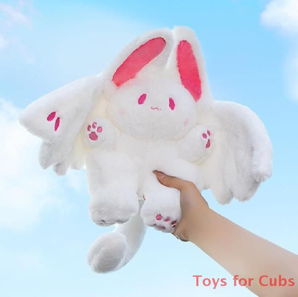 2023 Летающий большой белый кролик Плюшевая игрушка, обнимающая спящую ...