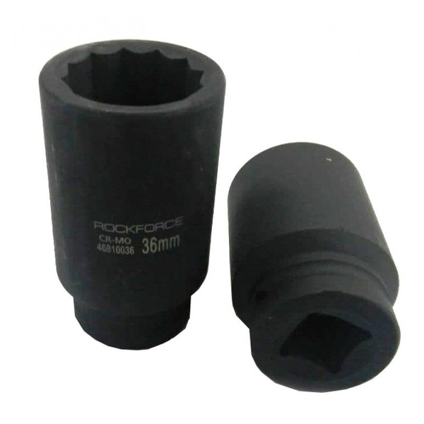 Торцевая головка ROCKFORCE Головка ударная глубокая 12гранная 3/4 RockForce, 50 мм - купить по ...