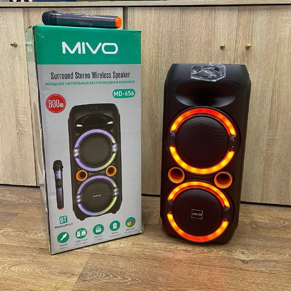 Беспроводная колонка MIVO MD-656 - купить по доступным ценам в интернет-магазине OZON (1431467832)