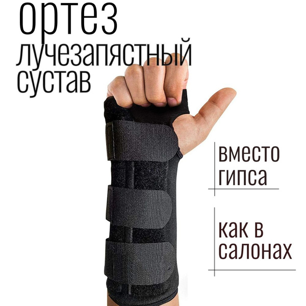 Ортез на лучезапястный сустав. Бандаж/фиксатор лучезапястного сустава ...