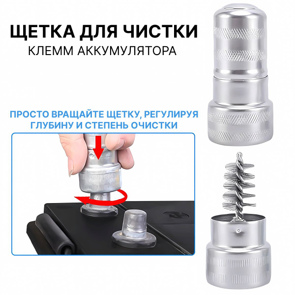 Щетка для клемм аккумулятора - купить с доставкой по выгодным ценам в ...