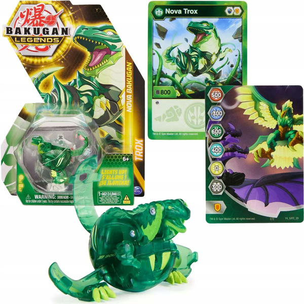 Фигурка Bakugan Legends Nova Trox - Игровой набор светящаяся фигурка и ...