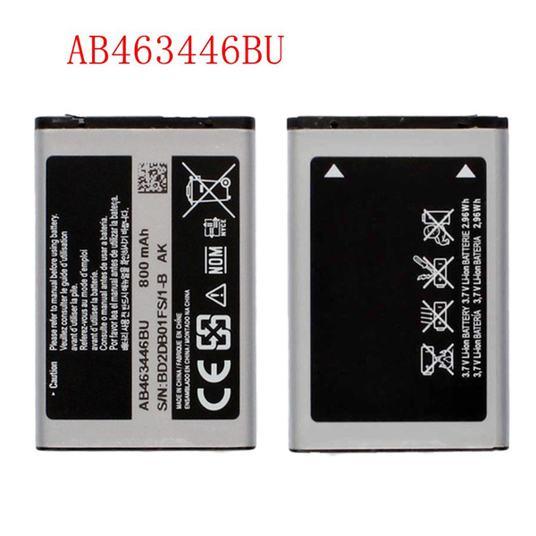 2 шт Аккумулятор AB463446BU для Samsung SCH-B309 F309 S139 C408 X208 B189 800mAh - купить с ...