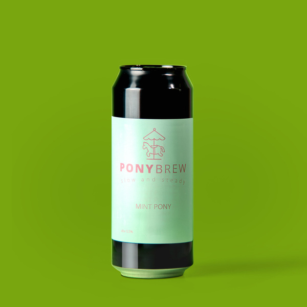 Безалкогольный мятный эль Pony Brew Mint Pony (4 бан. по 0,45л) купить ...
