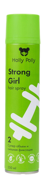 HOLLY POLLY Лак для волос Holly Polly Strong Girl Супер Объем и Сильная ...