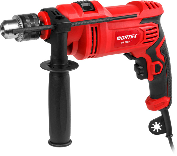 Дрель ударная WORTEX DS 1307-1 (1325477) 800 Вт 2700 об/мин - купить в интернет-магазине OZON с ...