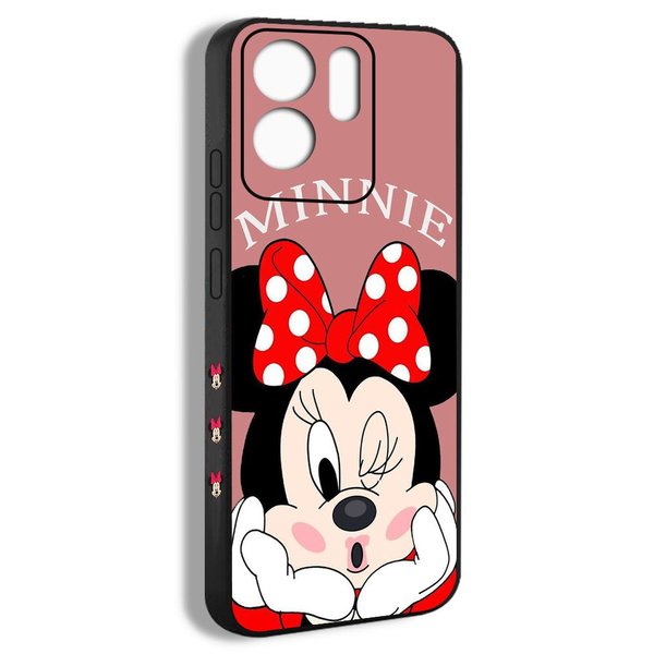 чехол для Инфиникс Zero 30 4g Дисней Минни Маус Розовый рисунок Minnie