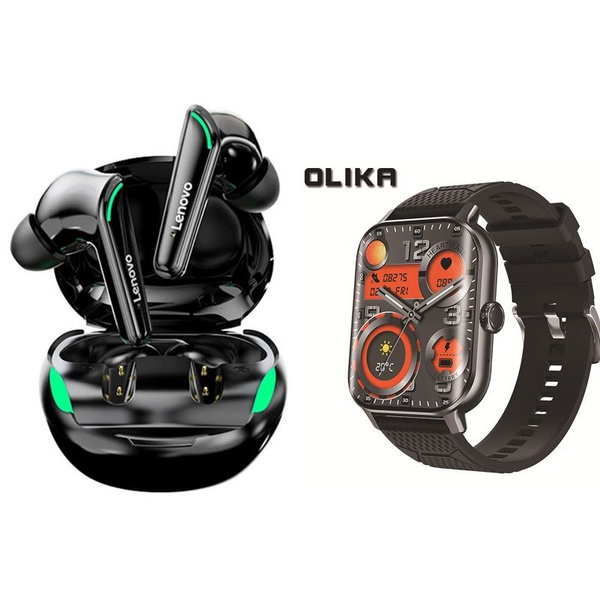 Купить смарт-часы Lenovo Olika XL2 Watch-Black+lenovo XT92-Black ...