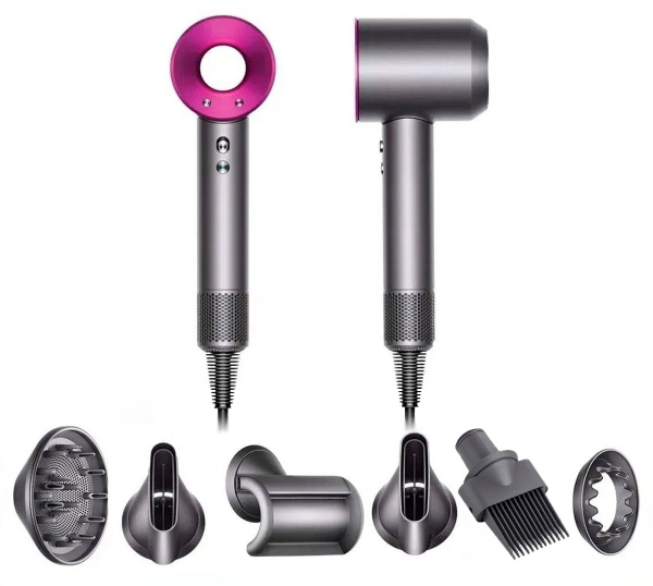 Фен для волос Dyson фен5, белый, фуксия - купить по выгодным ценам в ...