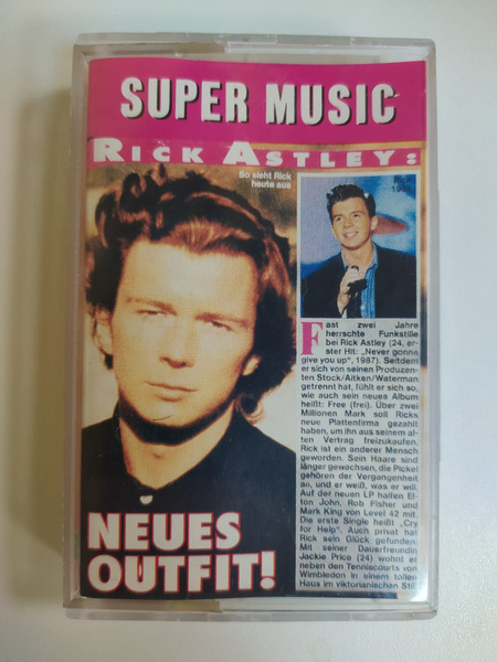 Audio MC (кассета) Аудиокассета MC Rick Astley - Free (Польша) - купить ...